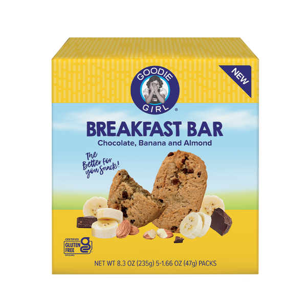 Chocolate, Banana and Almond Breakfast Bar - Goodie Girl